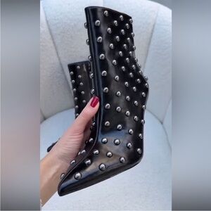 Zara | Shoes | Zara Studded Ankle Boots | Poshmark